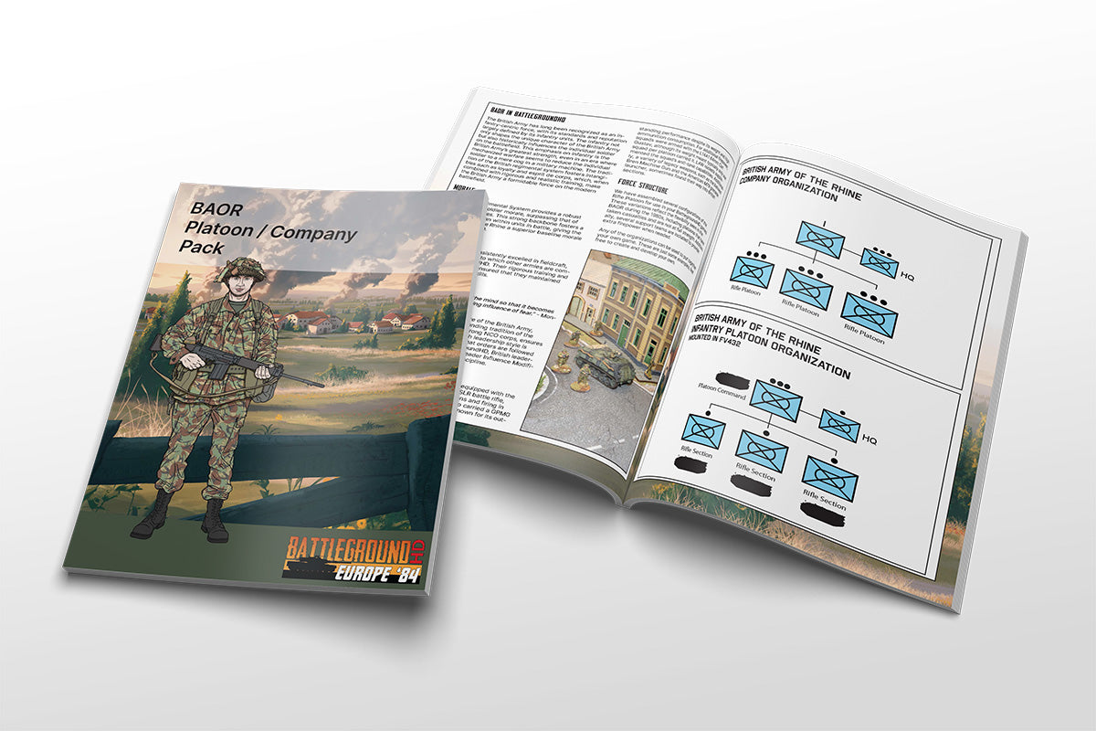 British Army of the Rhine Platoon / Company Unit Cards Pack PDF ...